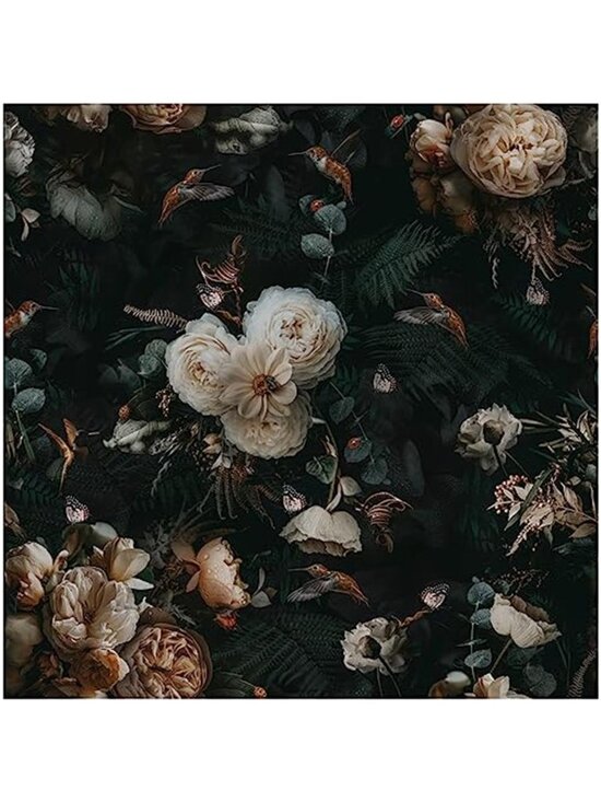 Wall Decor | Peel And Stick Wallpaper Vintage Floral Wallpaper ...